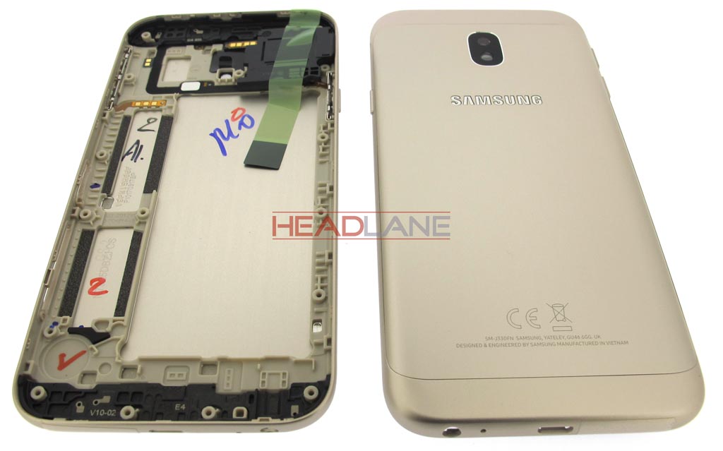 Samsung SM-J330 Galaxy J3 (2017) Battery Cover - Gold - GH82-14890C