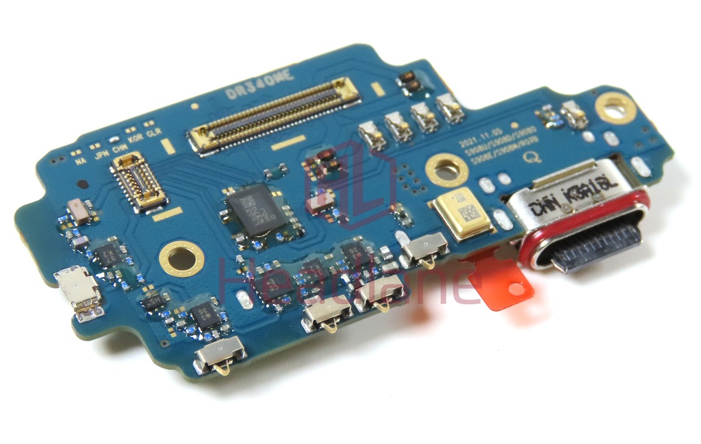 Samsung SM-S9080 Galaxy S22 Ultra Charging Port Flex / SIM Card Reader ...