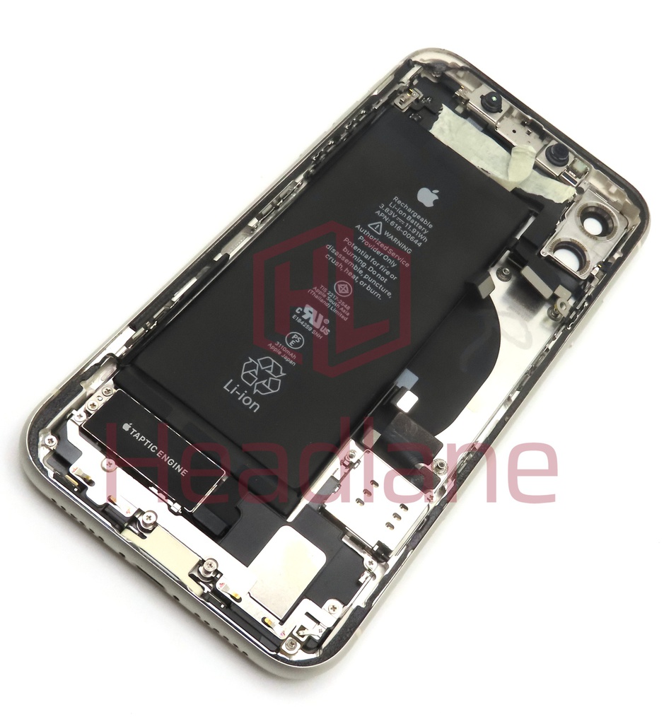 Apple iPhone 11 Back / Battery Cover + Small Parts - White (Pulled ...