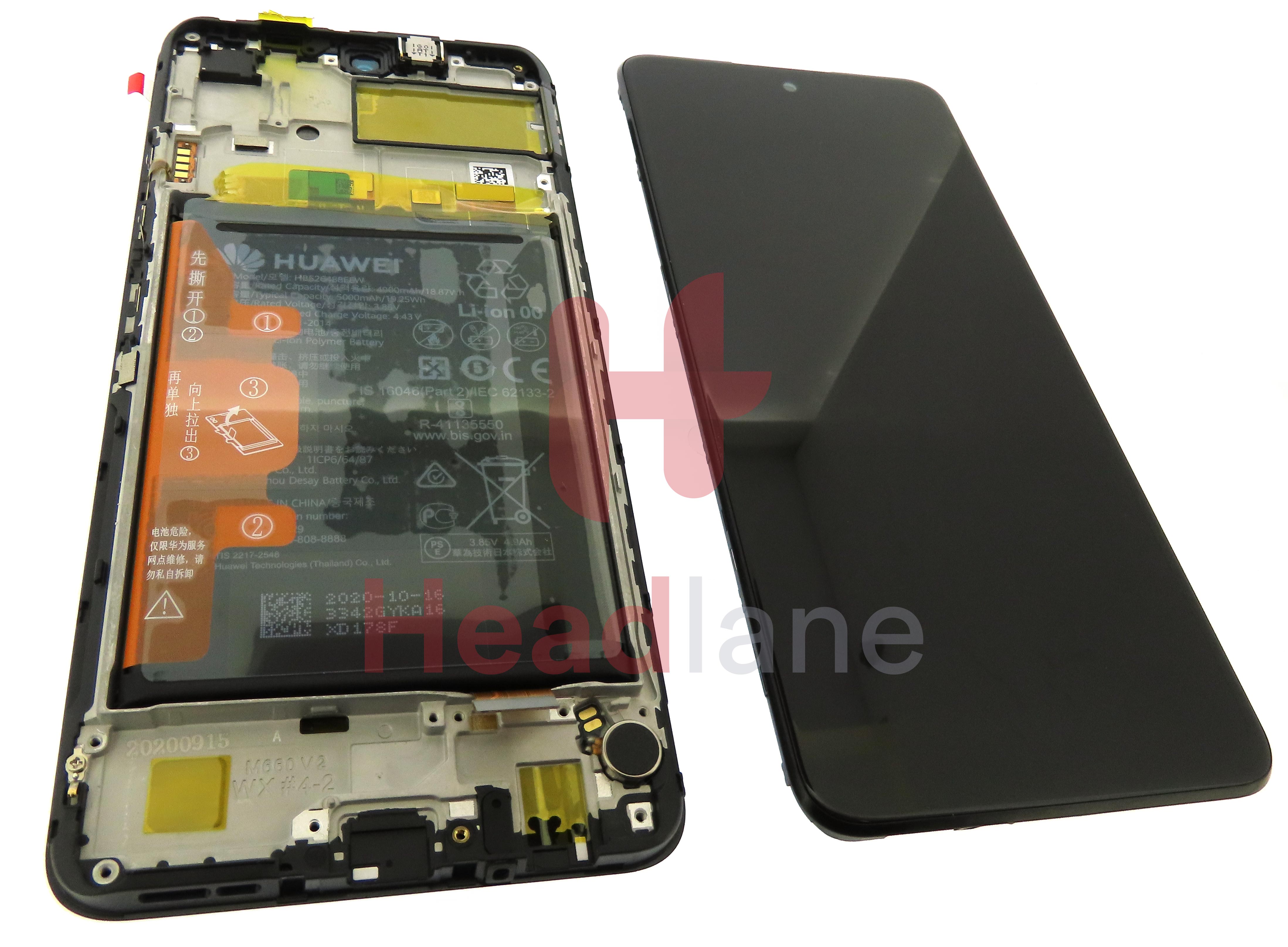 Huawei P Smart (2021) / Y7a LCD Display / Screen + Touch + Battery ...
