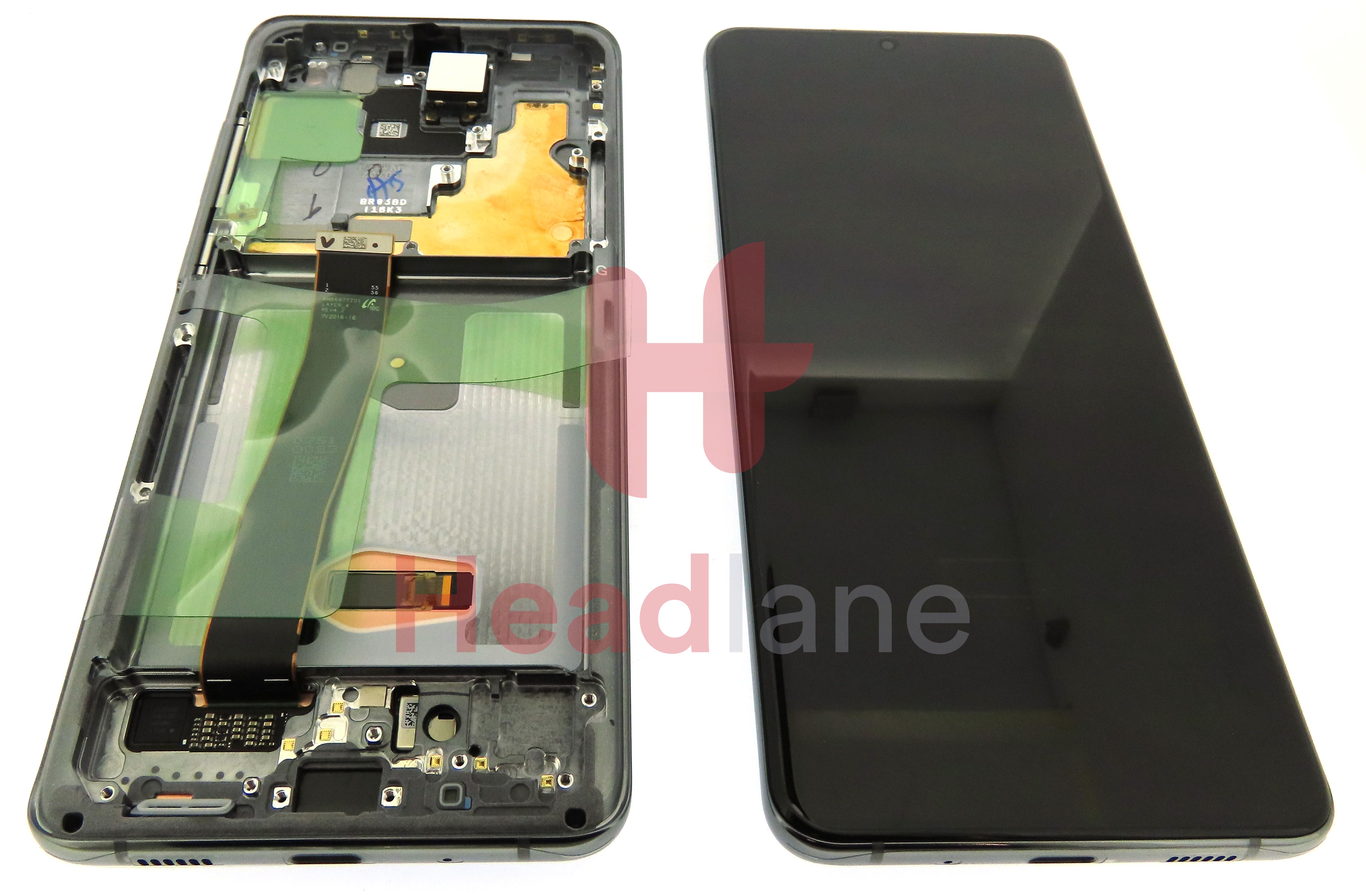 Samsung SM-G988 Galaxy S20 Ultra LCD Display / Screen + Touch - Grey ...