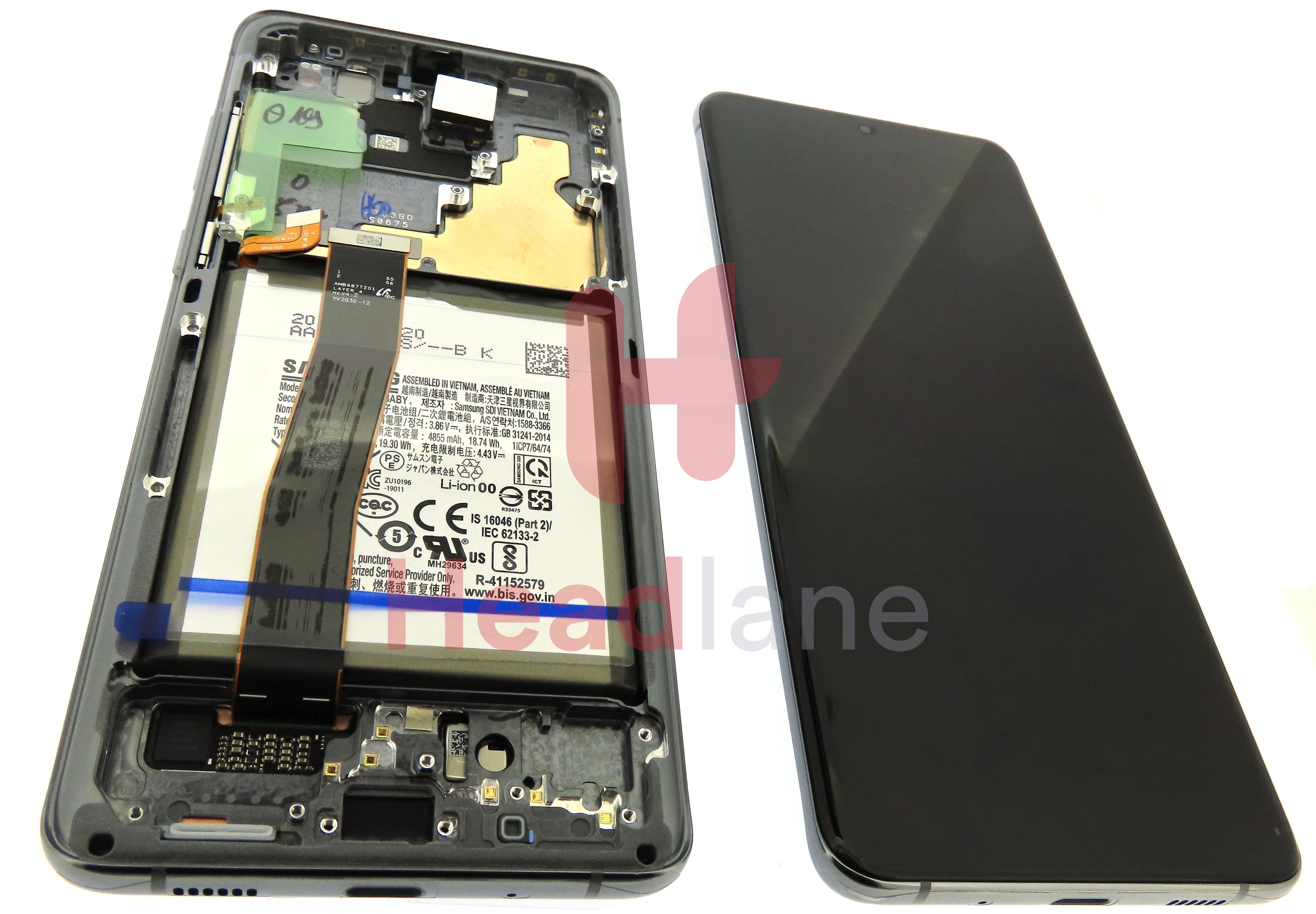 Samsung SM-G988 Galaxy S20 Ultra LCD Display / Screen + Touch + Battery ...