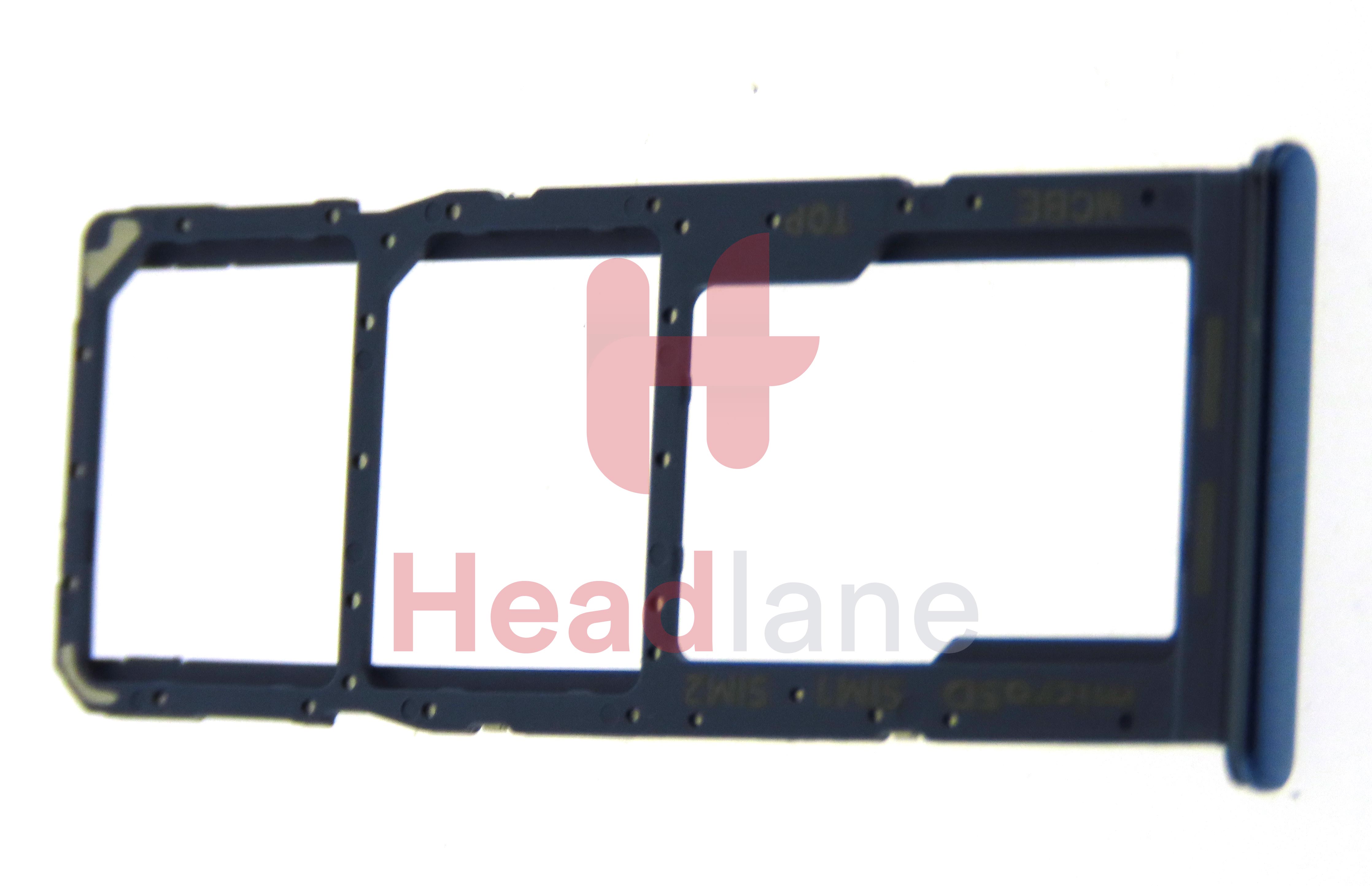 Samsung SM-M325 Galaxy M32 SIM Card Tray (Dual SIM) - Blue - GH98-46835B