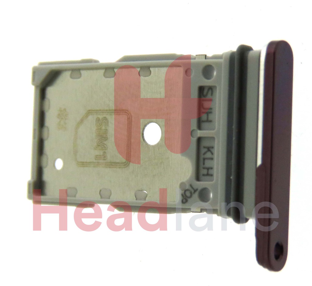Samsung SM-S908 Galaxy S22 Ultra SIM Card Tray (Dual SIM) - Burgundy ...