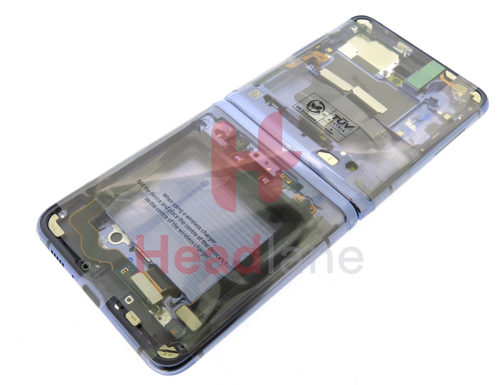 Samsung SM-F700 Galaxy Z Flip LCD Display / Screen + Touch - Purple (No ...